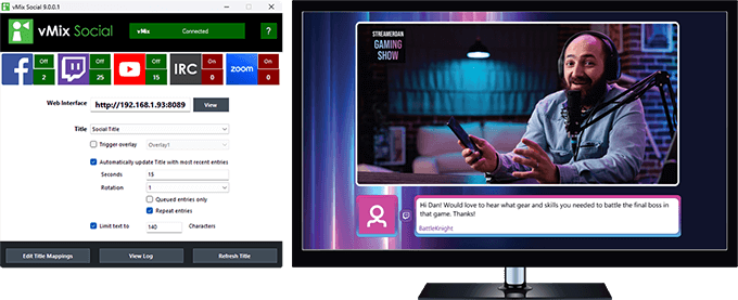 vMix Social - Social Media Add On | vMix vMix Social - Social Media Add On | vMix